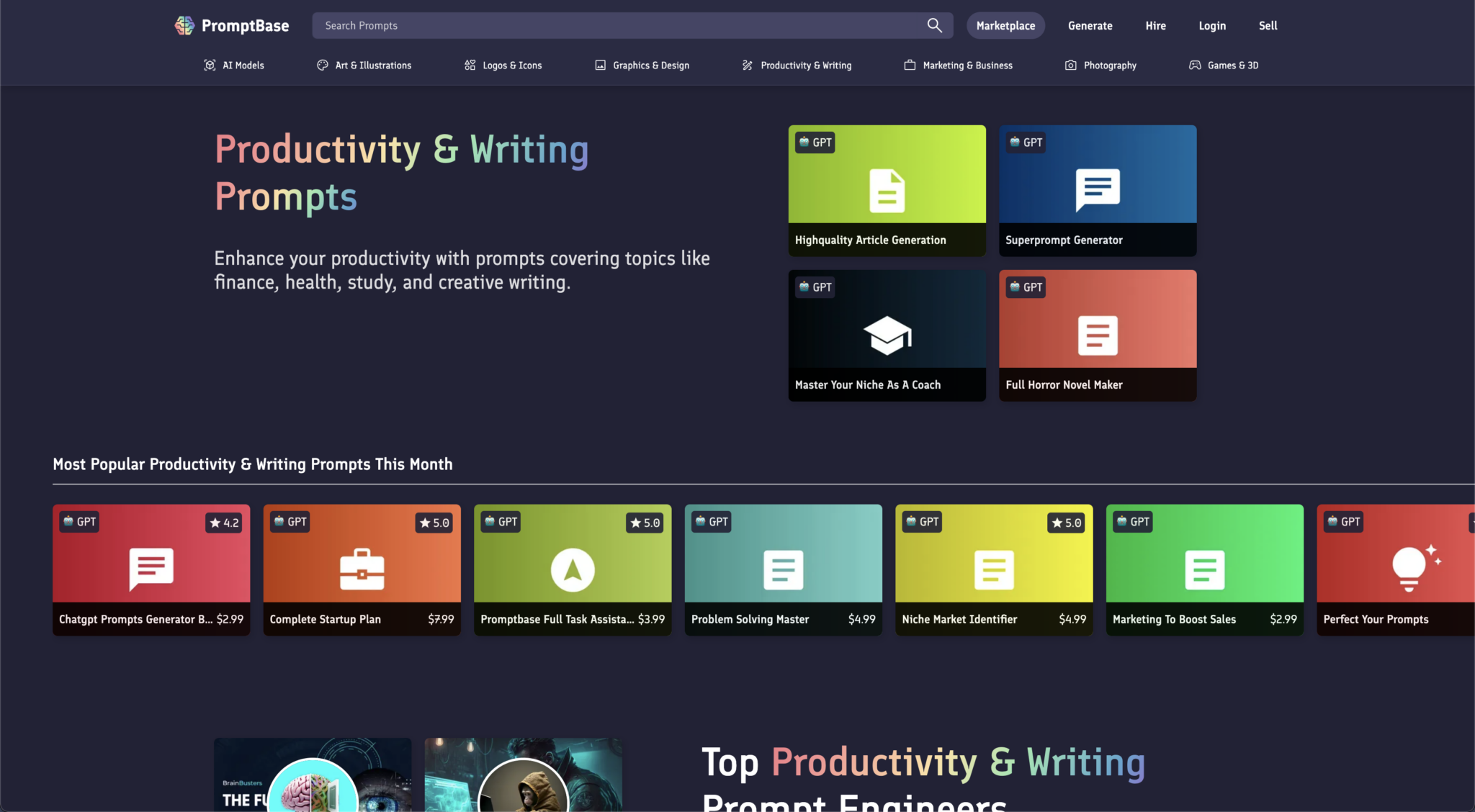 PromptBase 上 11 個有趣的 prompt 指令 | Learn AI