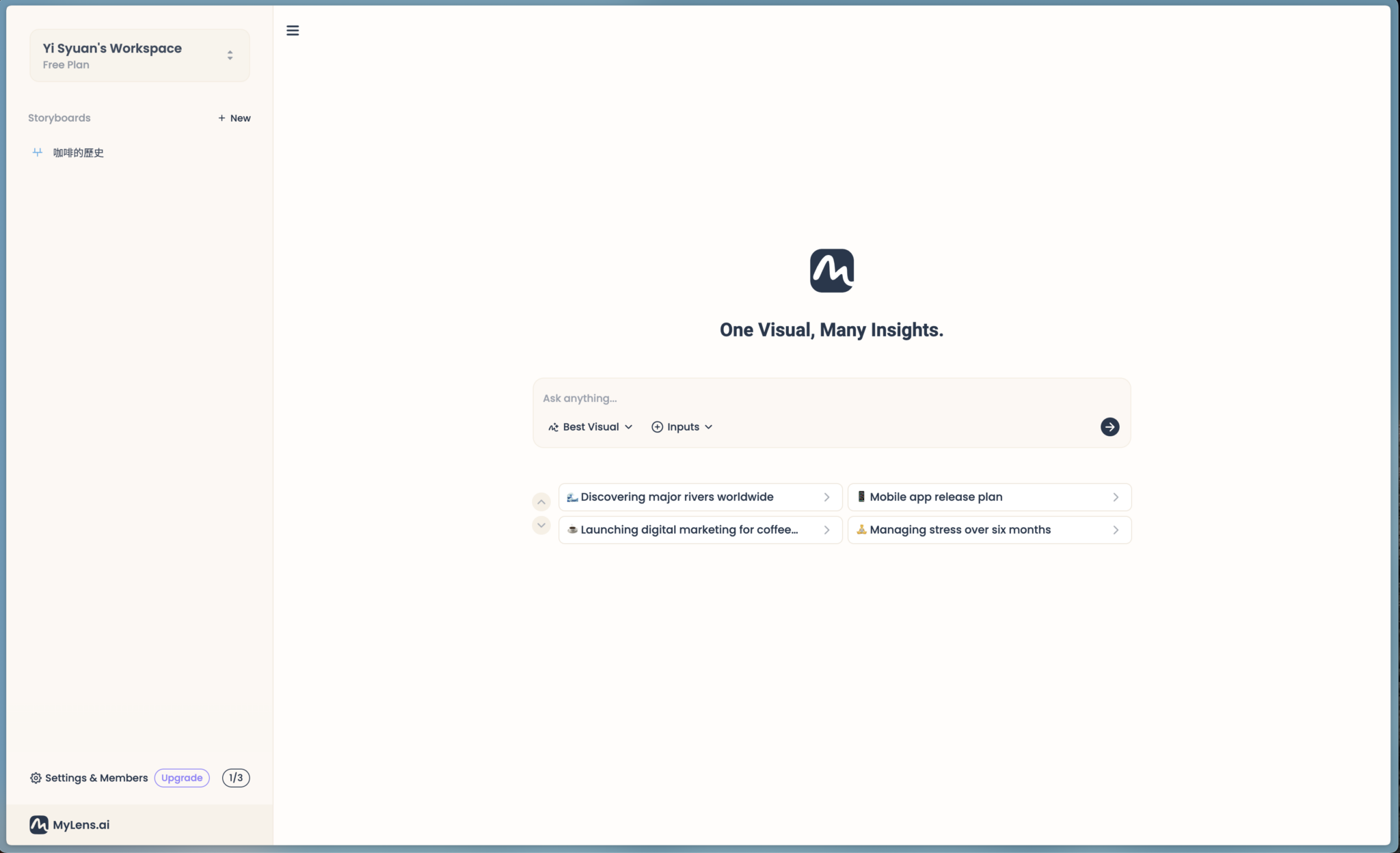 MyLens AI：從心智圖到時間軸，視覺化你的思維 | Learn AI