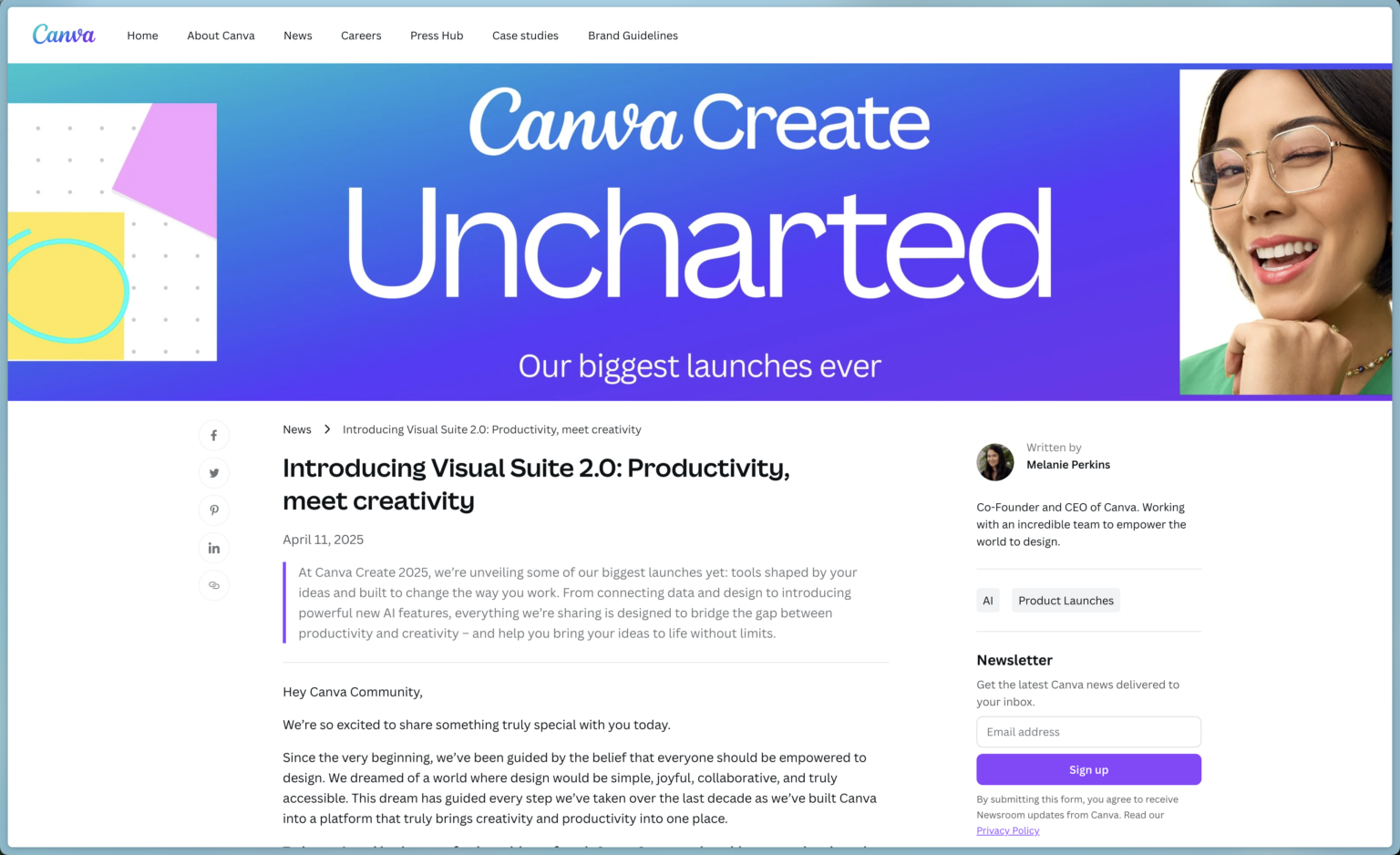 Canva AI 最新功能升級——Visual Suite 2.0 與 Canvas Code | Learn AI
