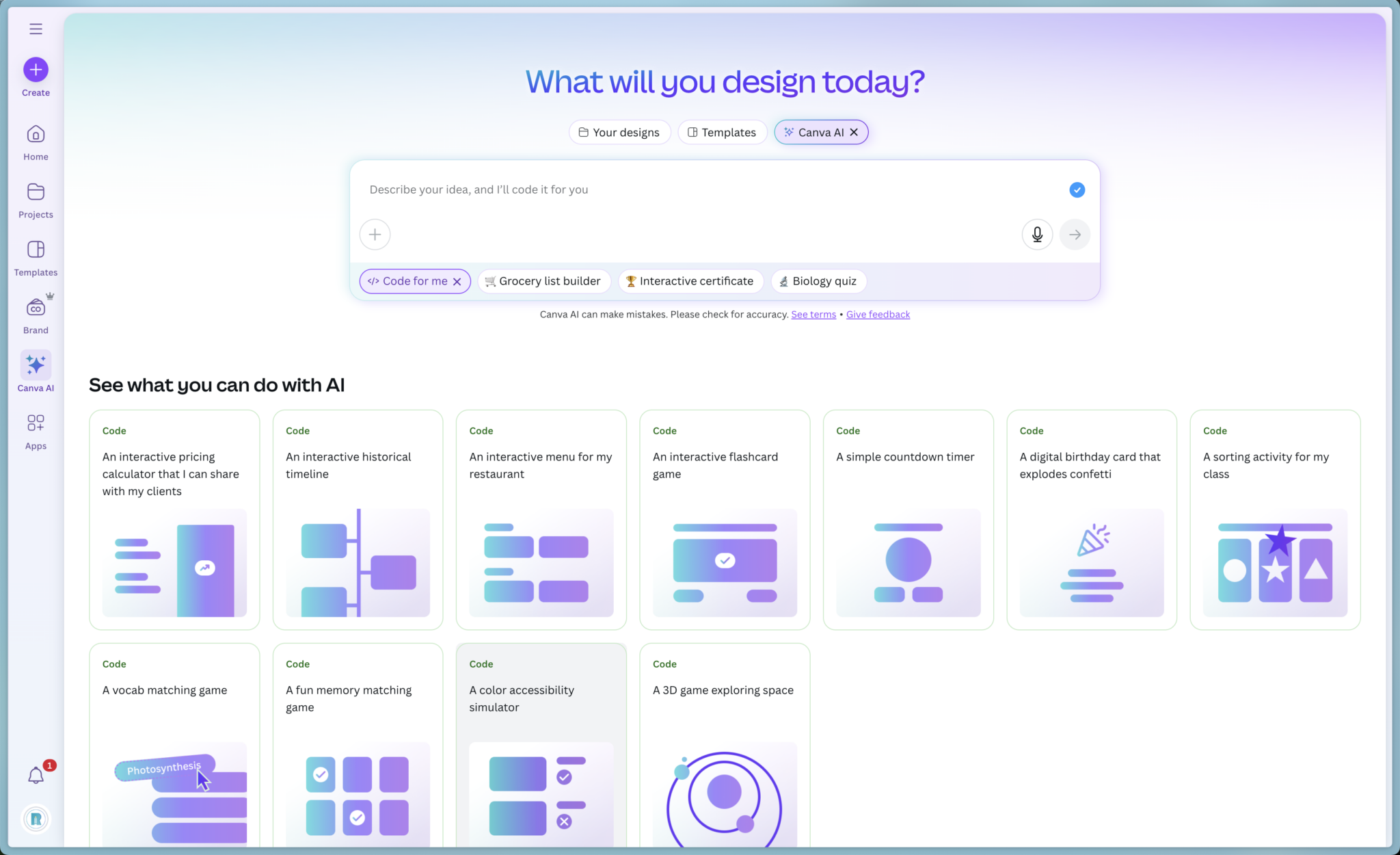 Canva AI 最新功能升級——Visual Suite 2.0 與 Canvas Code | Learn AI